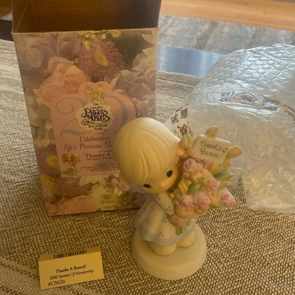 Precious Moments | Accents | Precious Moments Thanks A Bunch Figurine ...